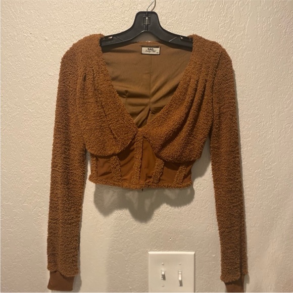 REVOLVE | Tops | Bad Society Club Fluffy Mesh Corset Brown Teddy Bear ...